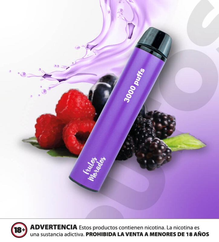 Desechable 3.000 puff sabor Frutos Morados - Mijo Vape